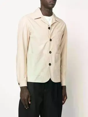 META CAMPANIA COLLECTIVE Cuban-collar Organic-cotton Shirt-jacket