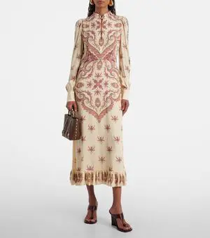 Etro Printed Midi Dress