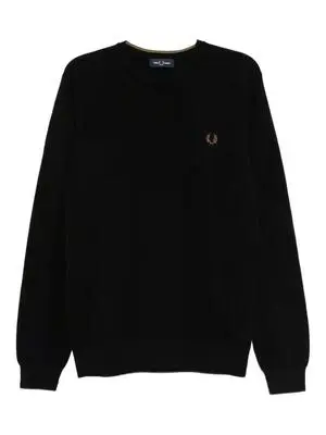 Fred Perry Piqué-stitched Top - Black