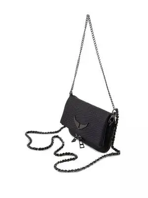 Zadig&Voltaire Snakeskin-effect Chain Cross Body Bag