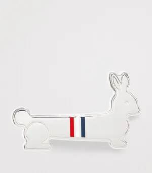 Thom Browne Sterling Rabbit Tie Bar