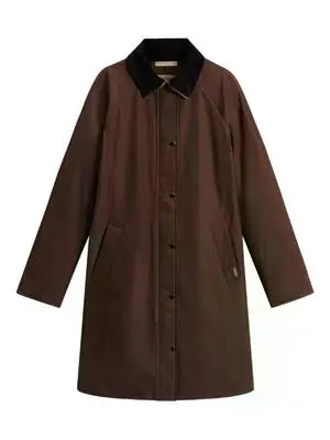 Woolrich Single-breasted Coat - Brown