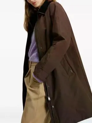 Woolrich Single-breasted Coat - Brown