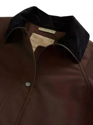 Woolrich Single-breasted Coat - Brown