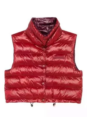Patrizia Pepe Quilted High-neck Padded Gilet