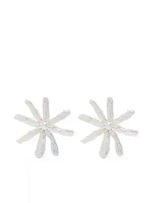 Simone Rocha Flower Earrings - Silver