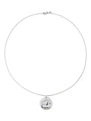 Monica Vinader Aries Zodiac Pendant Necklace - Silver