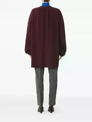 LANVIN Belted Balloon-sleeve Cardigan