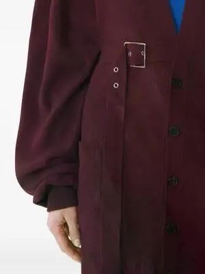 LANVIN Belted Balloon-sleeve Cardigan