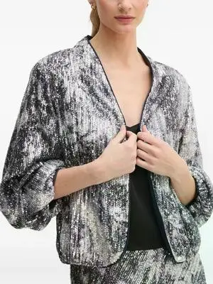 Diane Von Furstenberg Embellished Sequin Jacket