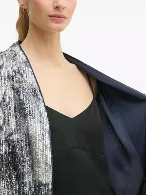 Diane Von Furstenberg Embellished Sequin Jacket
