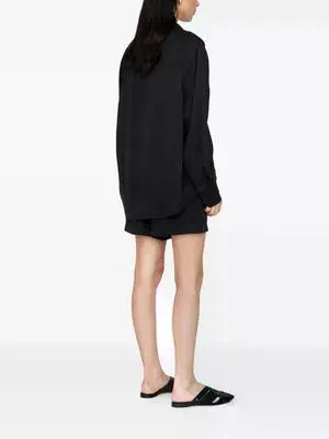 ANINE BING Essie Button-down Shirt With Classic Collar And Curved Hem