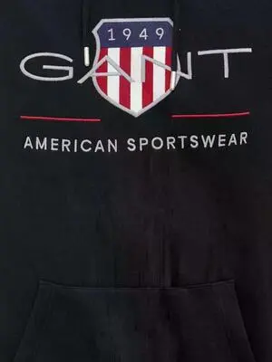 Gant Shield Logo Hoodie - Black