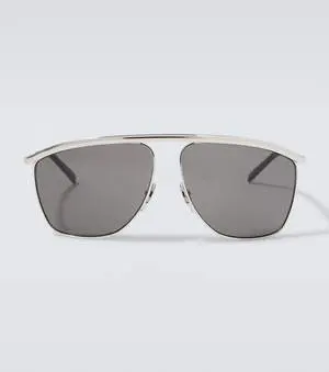 Saint Laurent Aviator Sunglasses - Silver