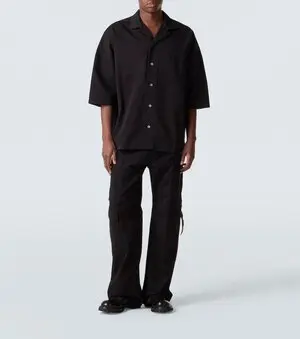 Rick Owens Magnum Tommy Oversized Cotton Twill Shirt