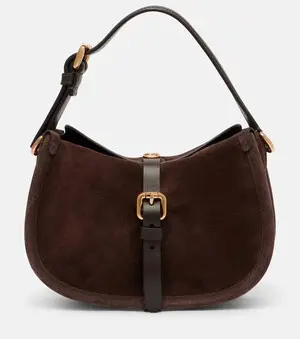 Etro Pony Small Suede Crossbody Bag - Brown