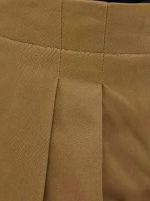 LOVECHILD Pleated Front Wide-leg Trousers