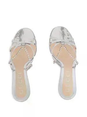 Gucci Crystal-embellished High-heeled Sandals