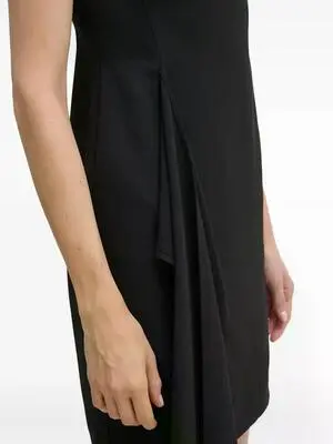 SANDRO FERRONE Sleeveless Drape Mini Dress