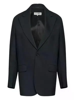 MAISON MARGIELA Single-button Tailored Blazer - Black
