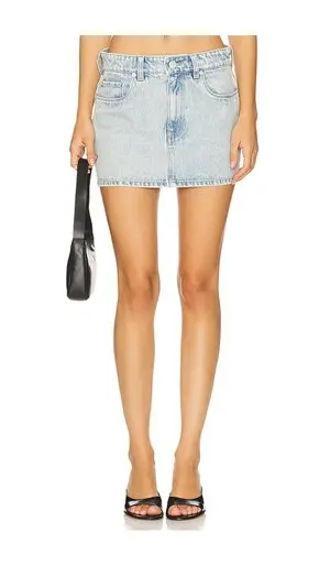 Blanknyc Denim Mini Skirt In Light Wash - Blue