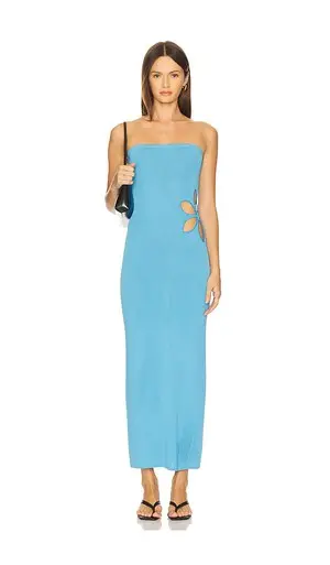 LOVERS AND FRIENDS Morine Midi Dress - Blue