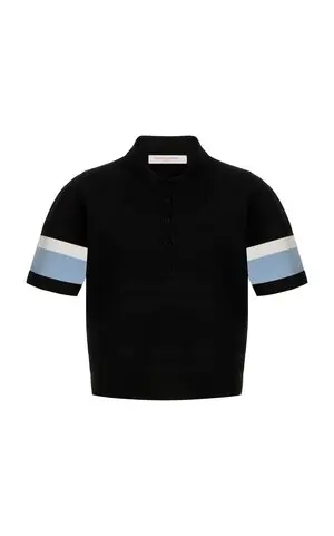 Carolina Herrera Knitted Polo Top - Multi