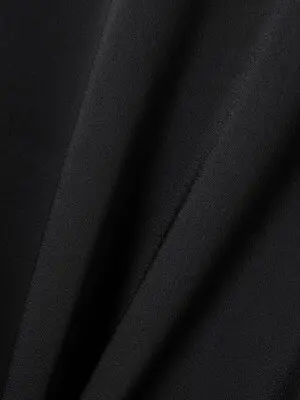 JIL SANDER Satin-crepe Blouse With Wide Collar
