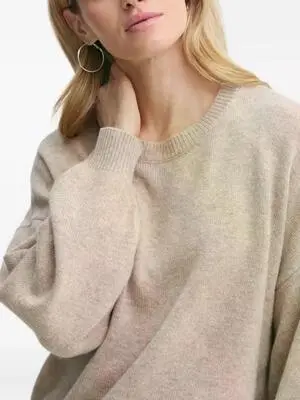GESTUZ Balloon Sleeve Cashmere Jumper - Neutrals