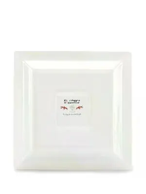 GINORI 1735 Printed Gold-trim Tray
