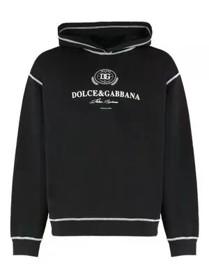 Dolce & Gabbana Logo Plaque Sweatshirt - Black