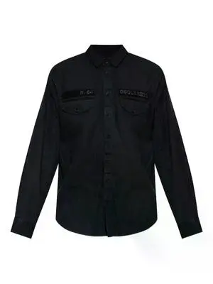 Dsquared2 Logo-embroidered Cotton Shirt