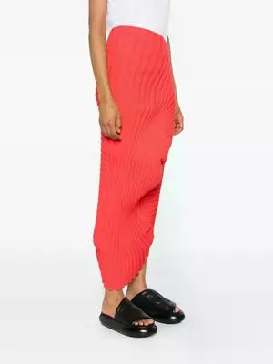 Issey Miyake Knit Pleated Maxi Skirt