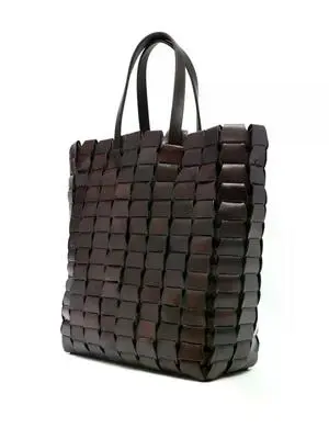Dragon Diffusion Woven Leather Tote Bag