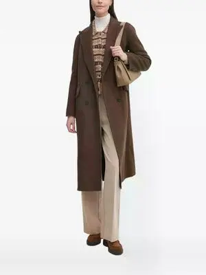 PEDRO DEL HIERRO Double-breasted Coat - Brown