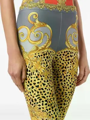 Versace Baroque-print Leggings