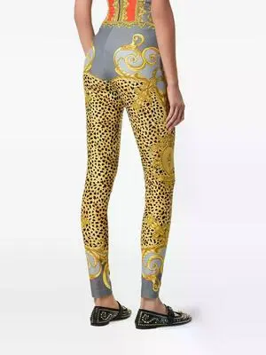 Versace Baroque-print Leggings