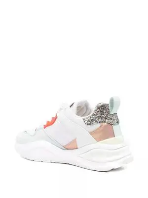 Guess Chunky Glitter-panelled Sneakers