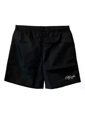 Moncler Logo Swim Shorts - Black