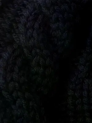 Prada Wool Cable Knit Bucket Hat - Blue