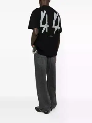 44 LABEL GROUP Graphic-print T-shirt - Black