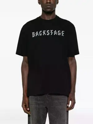 44 LABEL GROUP Graphic-print T-shirt - Black