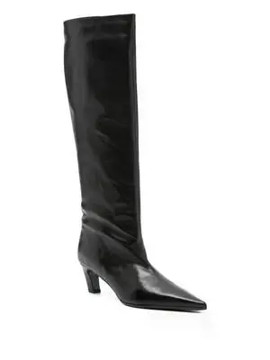 THEA MIKA 60mm Pointed-toe Calf-leather Boots