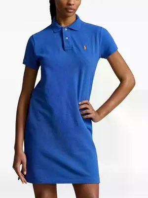 Polo Ralph Lauren Short Sleeve Embroidered Pony Logo A-line Dress