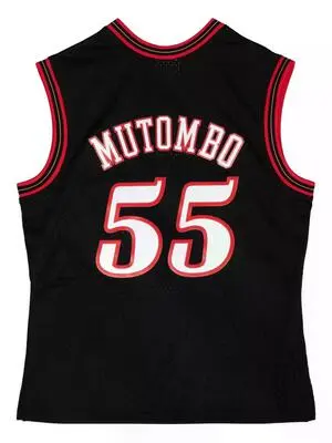 Mitchell & Ness Nba 76ers 2000 Dikembe Mutombo Swingman Tank Top - Black