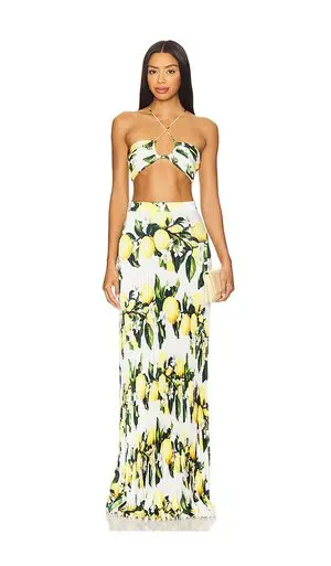 L'IDEE X Revolve Jardin Crop Top - White