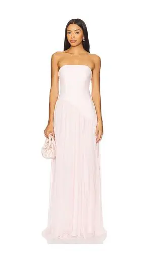 LOVERS AND FRIENDS Alice Strapless Gown - Blush