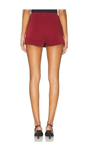 LOVERS AND FRIENDS Landon Skort - Burgundy