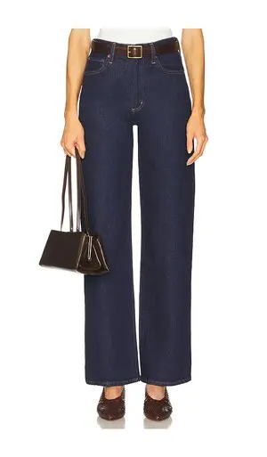 AGOLDE Harper Mid Rise Relaxed Straight Jeans - Blue