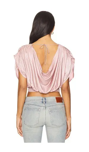 Free People X Revolve Cowl Cape Top - Lavender